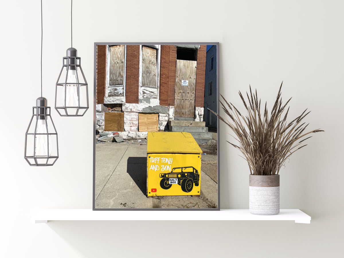Baltimore Salt Box - Photograph Prints - Tuff Tony – The Broken Plate Co.